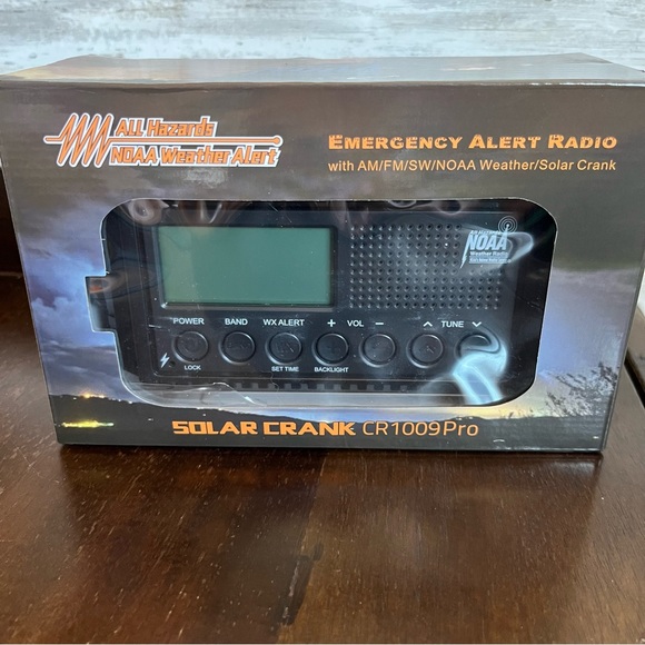 All Hazards NOAA | Portable Audio & Video | Solar Crank Cr09 Pro All Hazards Emergency Alert ...